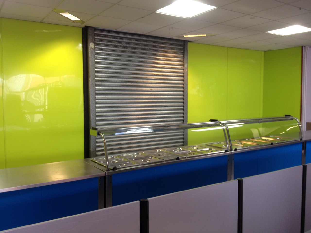 Commercial Dishwashing Area Installation CTC Kingshurst Acadamy